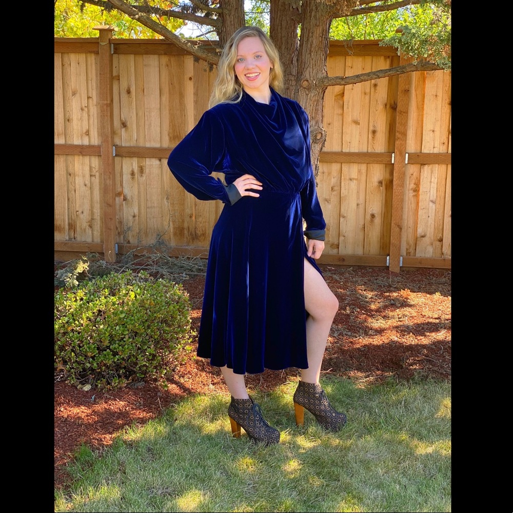 1970’s Halston Luxe Studio 54 Disco Wrap Dress - Gem